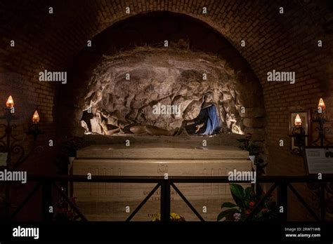 November 11 2022 In Rome Italy The Crypt At The The Sanctuary Of
