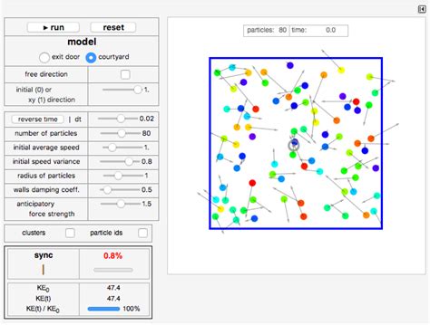 A Model For Pedestrian Interaction With Anticipation Wolfram Demonstrations Project