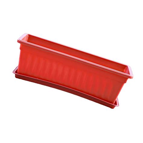 Maceta Rectangular Para Balcón Maceta De Plástico Para Flores