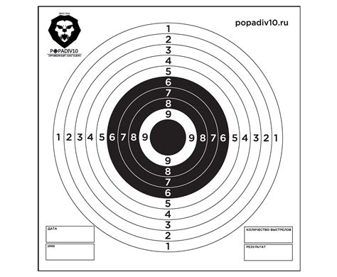 Мишень Popadiv10 PV-M140W (140x140 мм, 50 шт, белые) купить в Москве и ...