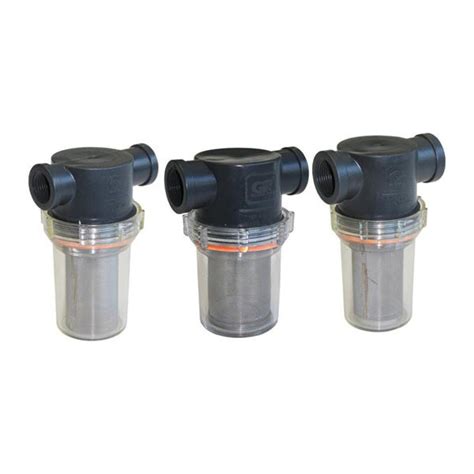 General Pump 1 2 Clearbowl 50 Mesh Inline Strainer Car Wash Superstore