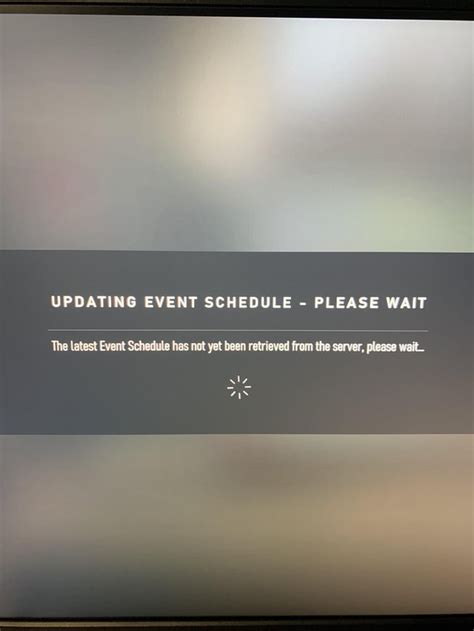 Updating Event Schedule Rforza