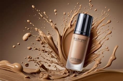 Premium Photo Luxurious Liquid Foundation Splash