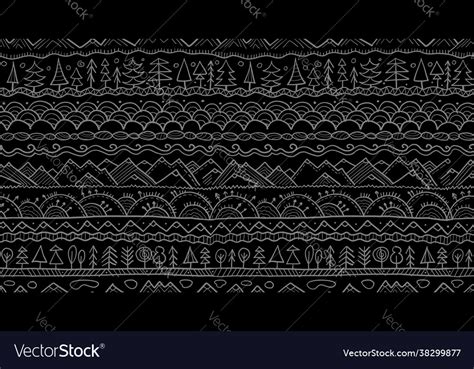 Abstract Nature Seamless Pattern For Your Design Vector Image