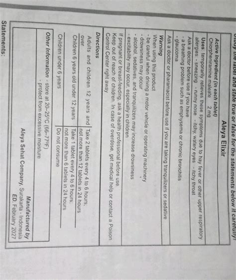 The Ladel And State True Or False For The Studyx