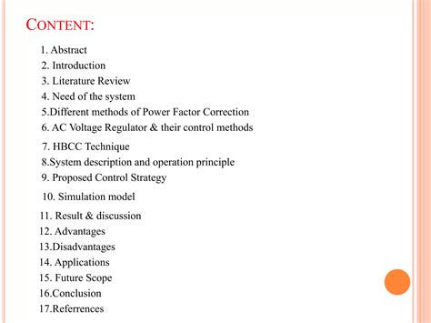 Using Hbcc System Power Factor Correction Of Three Phase Pwm Ac Chopper