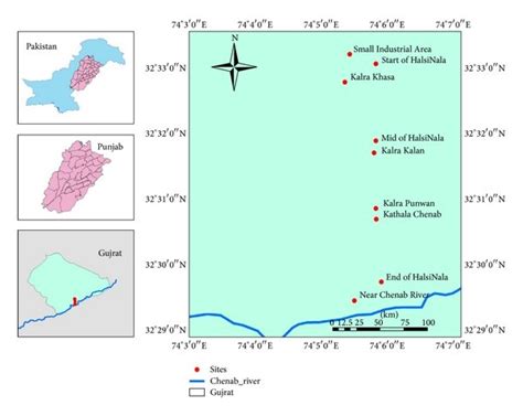 Map Showing Sampling Sites Arc Gis 9 3 Download Scientific Diagram