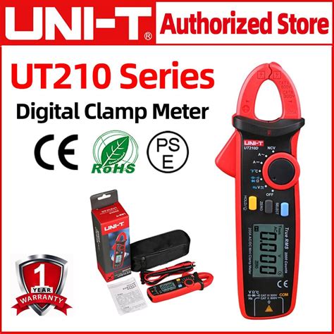 Uni T Digital Clamp Meter Ut210 Series Ut210e Clamp Ammeters