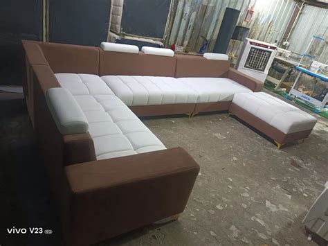 Wooden 9 Seater U Shape Velvet Sofa Set At Rs 32000set In Jaipur Id