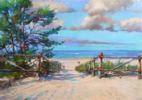 Wejście na plażę Krzysztof Tracz TouchofArt