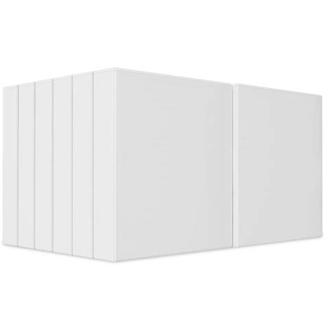 Staples 1 12 3 Ring View Binders White 12pack 2372921686 Image 1