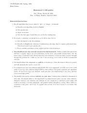 Hw5 Spring2021 Pdf CSOR W4231 001 Spring 2021 Eleni Drinea Homework 5