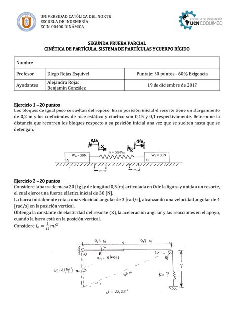 Examen Diciembre preguntas y respuestas UNIVERSIDAD CATÓLICA DEL NORTE ESCUELA DE