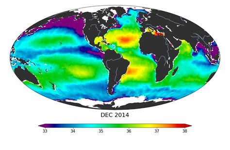 Nasa Salinity Aquarius Sea Surface Salinity Maps