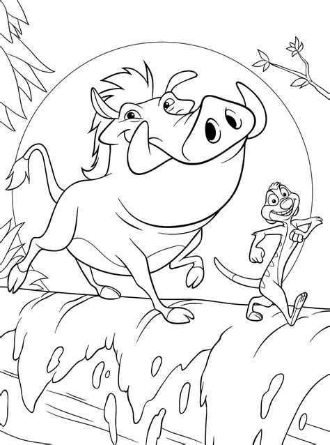 Coloriages Simba Timon Et Pumbaa Coloriages Le Roi Lion Des Porn Sex