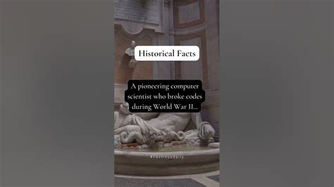 A Scientist Breaking The Code History Ww2 Youtube