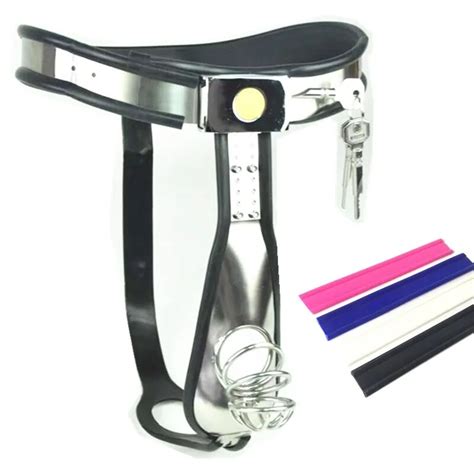 Stainless Steel Chastity Belt Male Chastity Pants Penis Bondage