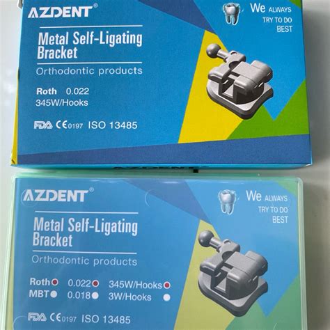 Jual Dental Bracket Self Ligating Ortho Behel Bracket Metal Roth Self
