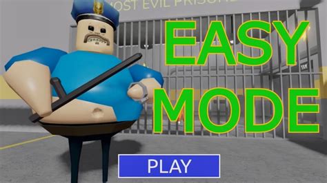 Roblox Barrys Prison Run Obby Easy Mode YouTube