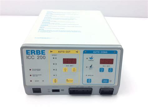 Erbe Icc 200 Electrosurgical Unit A Biomedical Service