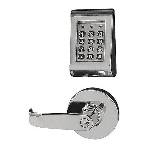 Sargent Keypad Chrome Electronic Keyless Lock 28xp45 28 Kp10g77 Ll 26d Grainger