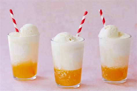 Homemade Orange Soda Ice Cream Floats Recipe Recipe Cart