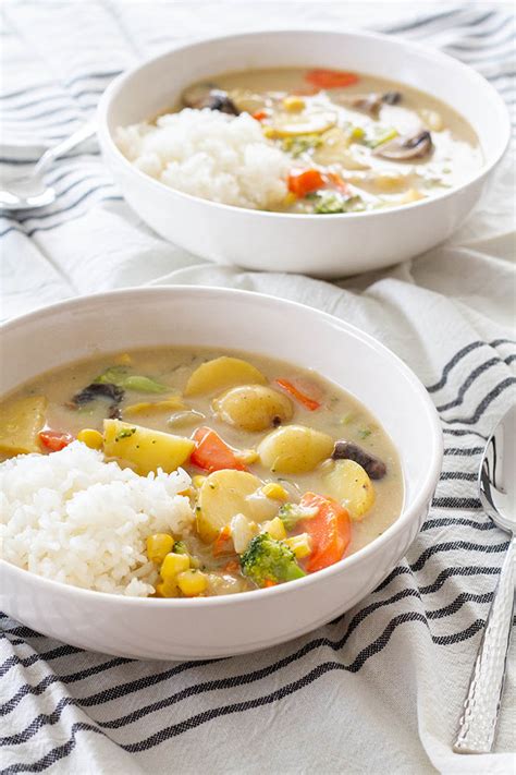 Japanese Vegan Cream Stew クリームシチュー — La Fuji Mama