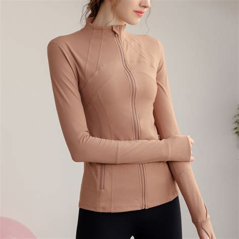 2026 Sports Top Long Sleeved Zipper Jacket Tight