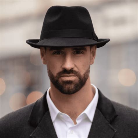 Navy Blue Trilby Hat Camden