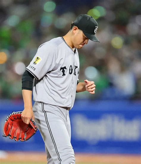 ＜ヤ・巨（9）＞6回、茂木に先制2ランを浴び降板する堀田（撮影・光山 貴大） スポニチ Sponichi Annex 野球