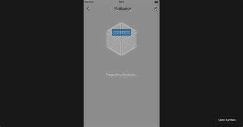 Notification Codesandbox