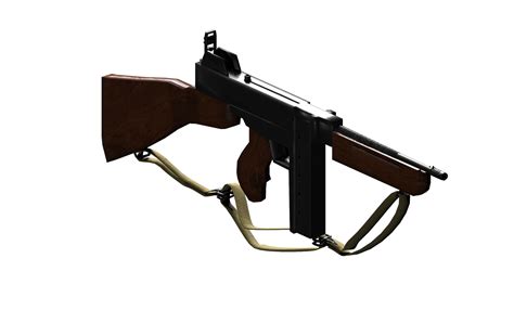 3d Thompson Submachine Gun M1928 M1921a M1a1 Model 1 2 Model