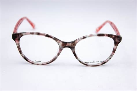 Kate Spade Irene Ht8 Pink Havana Cat Eye Eyeglasses Frames 50 17 140 Ebay