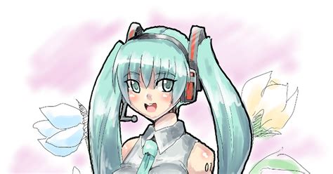 ラクガキ ミクさん 双葉末月のイラスト Pixiv