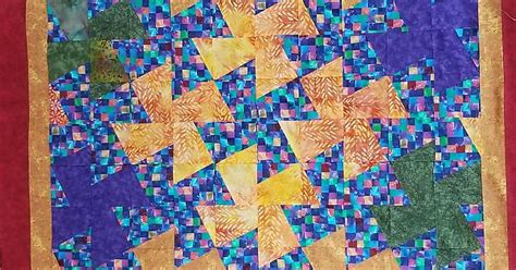 Double Pinwheel Lap Quilt Lazy Girl Designs I Really Like The