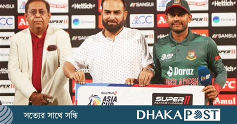 জয়ের পর যা বললেন ম্যাচ সেরা মিরাজ