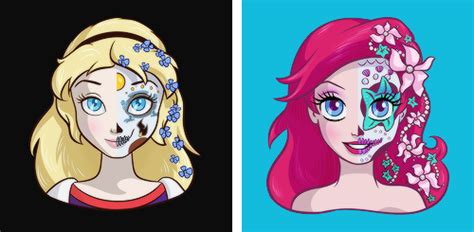 Shadows The Dark Side Of Beauty 14 Day Of The Dead Disney Princesses Pics