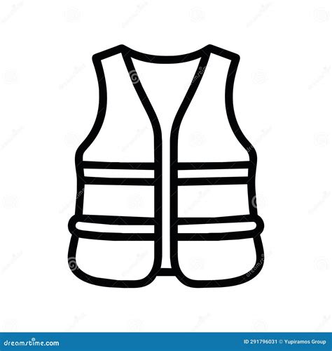 Icono De Chaleco De Seguridad Ilustración Del Vector Ilustración De