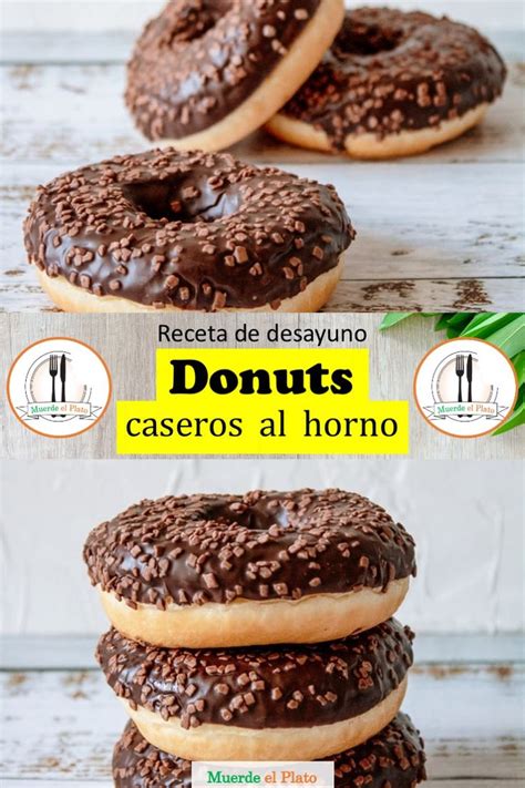 Donuts caseros al horno sin azúcar Receta Donuts caseros Recetas