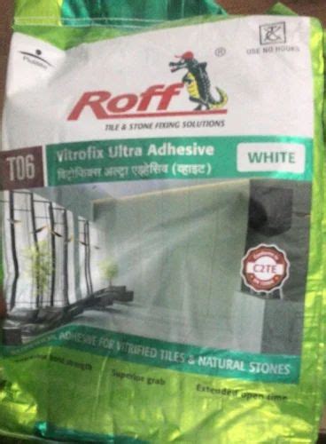 Roff Vitrofix Tile Adhesive T06 White Bag At ₹ 875bag In Bengaluru