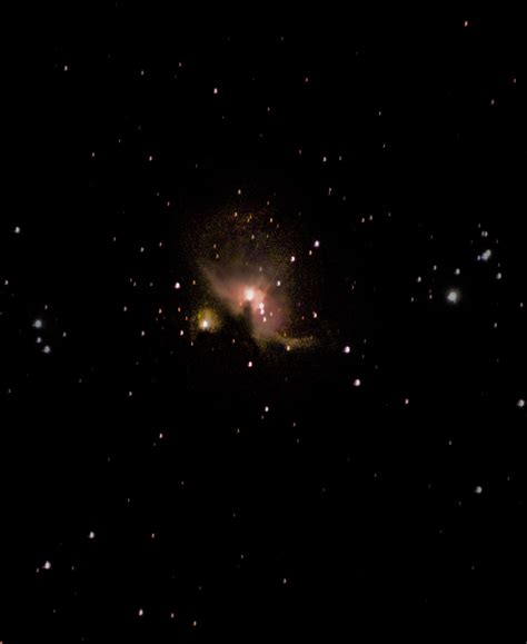 Frist Image Of Orion Nebula Taken By Me Orion Nebula Is 1344 Lightyear