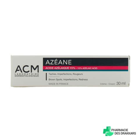ACM Azeane crème acide azélaique Taches imperfections et rougeurs