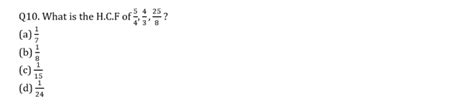 Hcf And Lcm Questions For Ssc With Solution Pdf