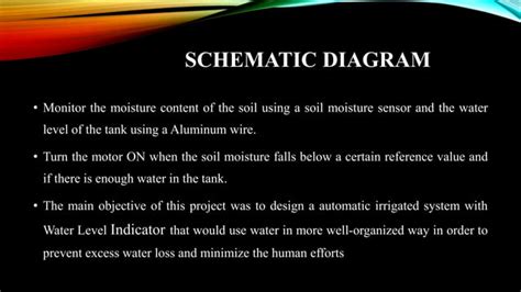 Automatic Plant Irrigation System Ppt