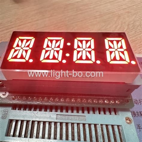 Super Bright Red 4 Digit 14 Segment Led Display Common Anode For