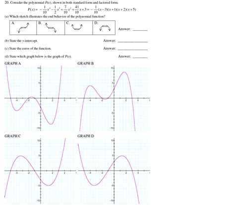 Solved Consider The Polynomial P X Shown In Both Standard Chegg