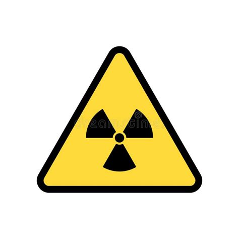 Nuclear Hazard Ionizing Radiation Danger X Rays Trefoil Warning Symbol