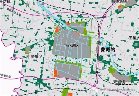 蒙城外环线 蒙城涡河三桥 涡阳县涡河五桥规划图 大山谷图库