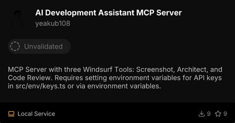 AI Development Assistant MCP Server LobeHub