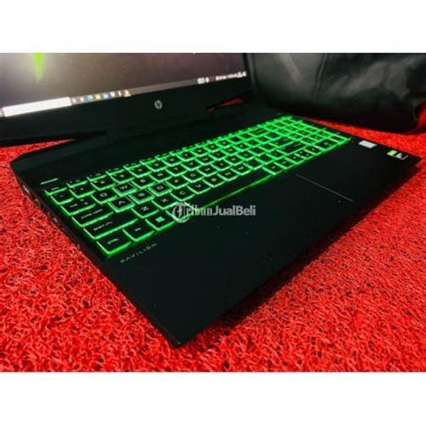 Laptop HP Pavilion Gaming 15 Core I7 Gen 9 Vga GTX1660Ti Vram 6GB Ram 16Gb Bekas Mulus Di